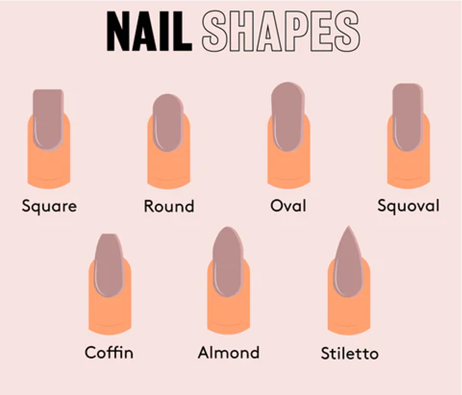 Nail Shapes - The Beauty Training School